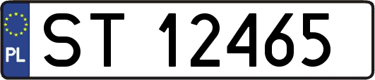 ST 12465 - Oceń kierowcę! - tablica-rejestracyjna.pl